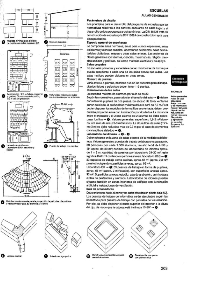 Neufert - Preparatorias - Compressed | PDF
