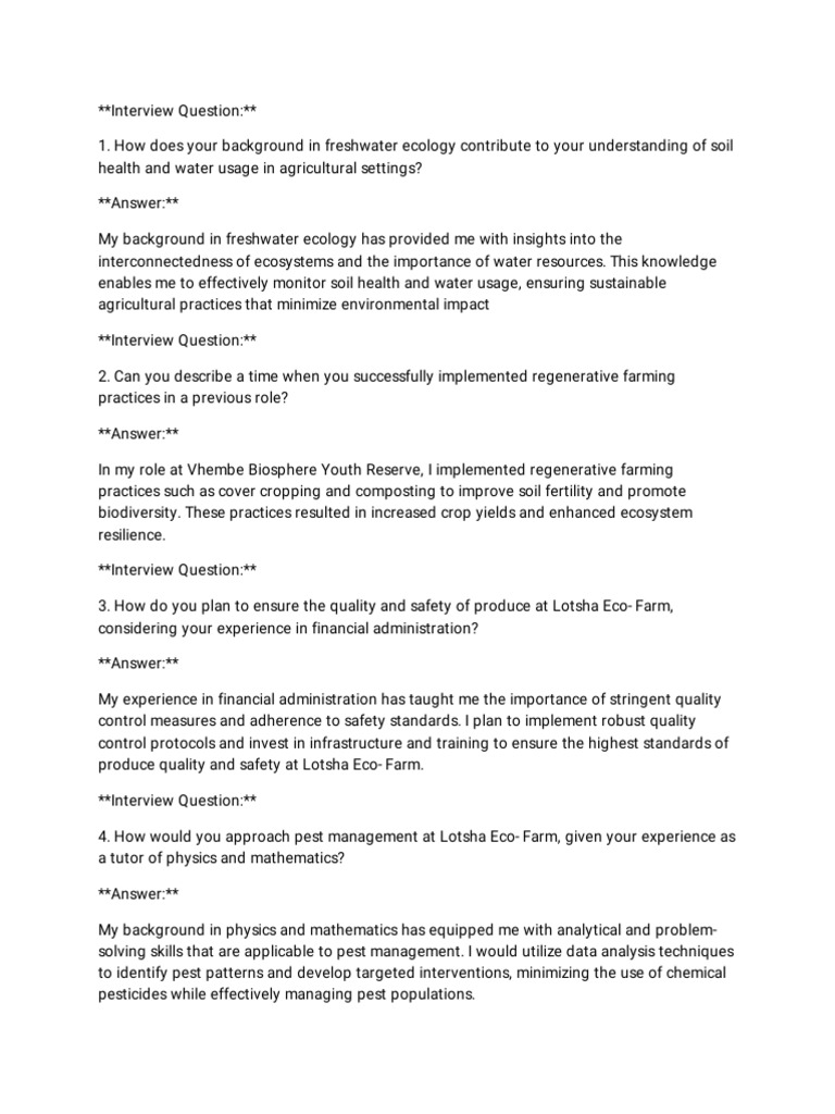 Interview Quest | PDF