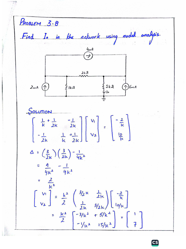 Circuits Assignment 3 | PDF