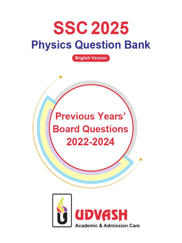 Physics 2022-2024 Board Question (EV) | PDF | Force | Optical Fiber
