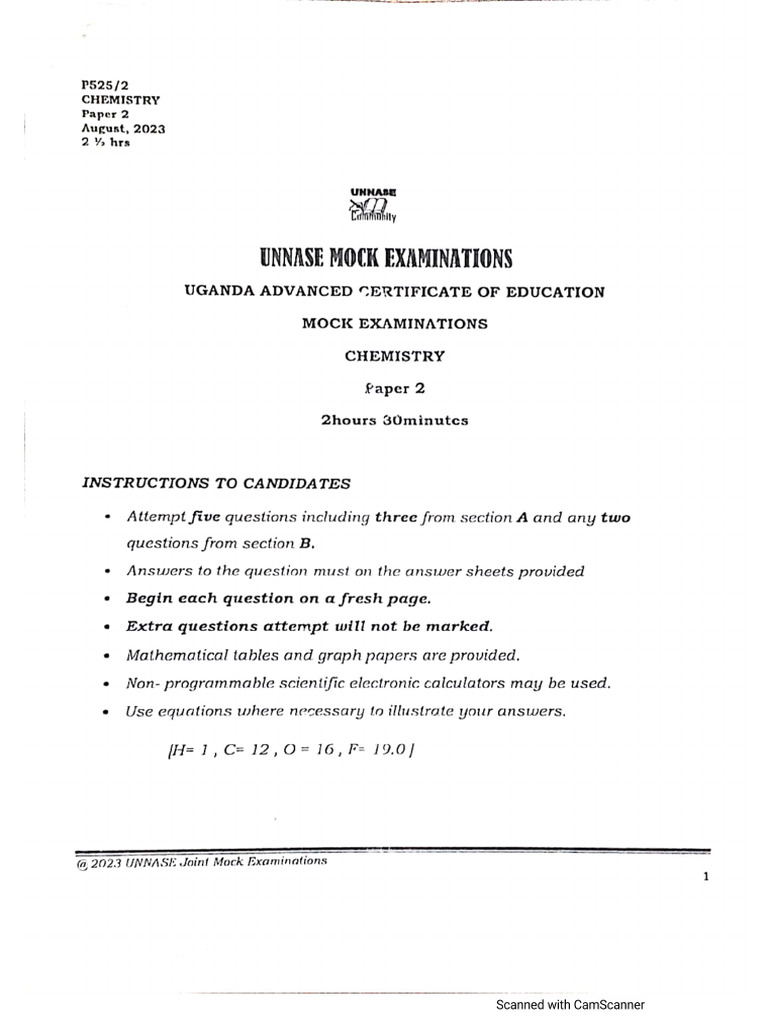 UNASE_A_level_chem2 | PDF