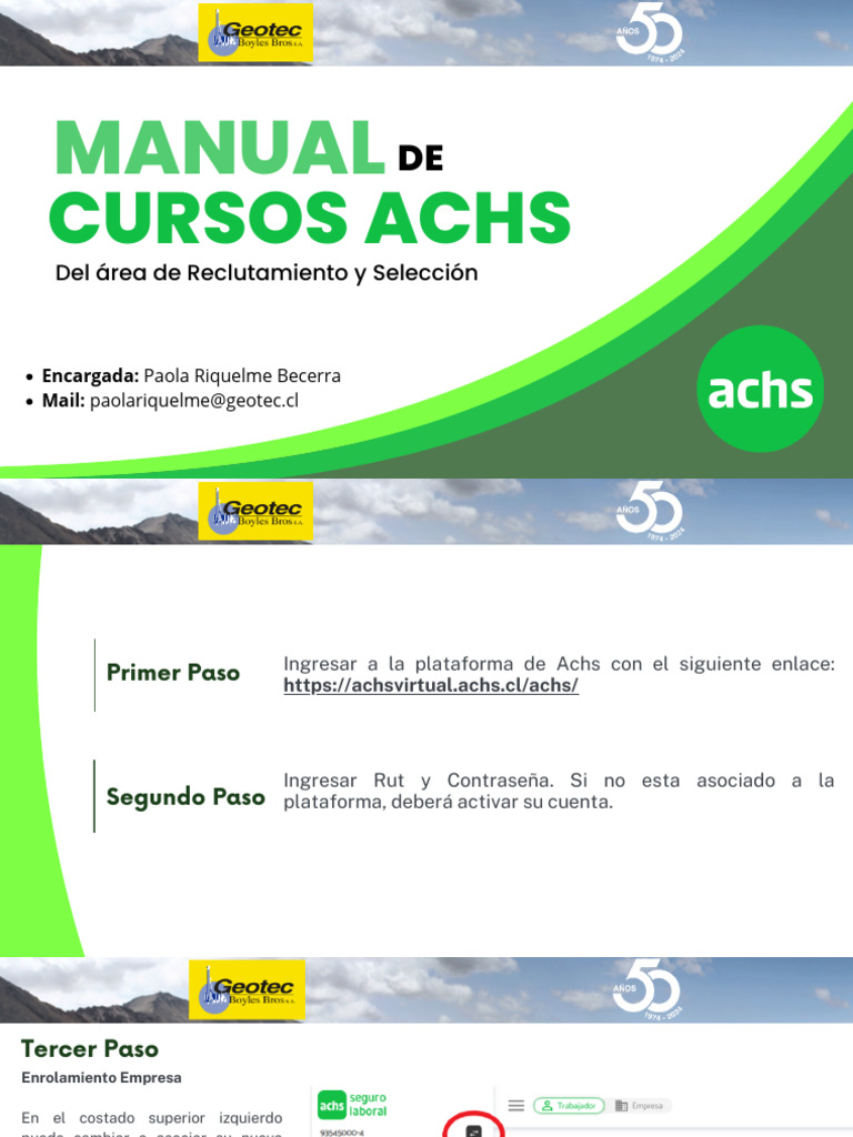 Manual Cursos Achs Basico | PDF
