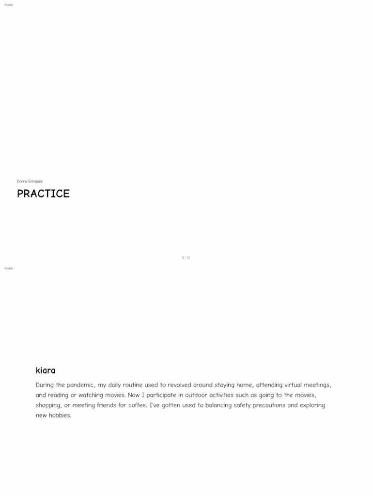 PRACTICE Slideshow | PDF