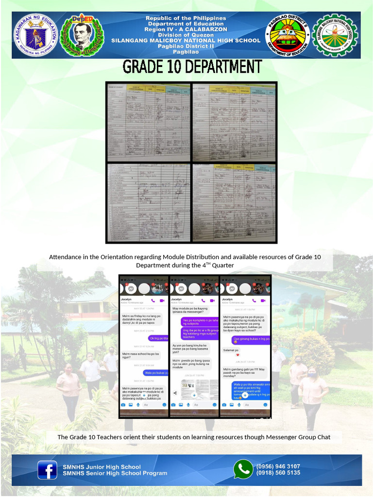 2n-Materials g10 4thquarter | PDF | Learning | Teachers