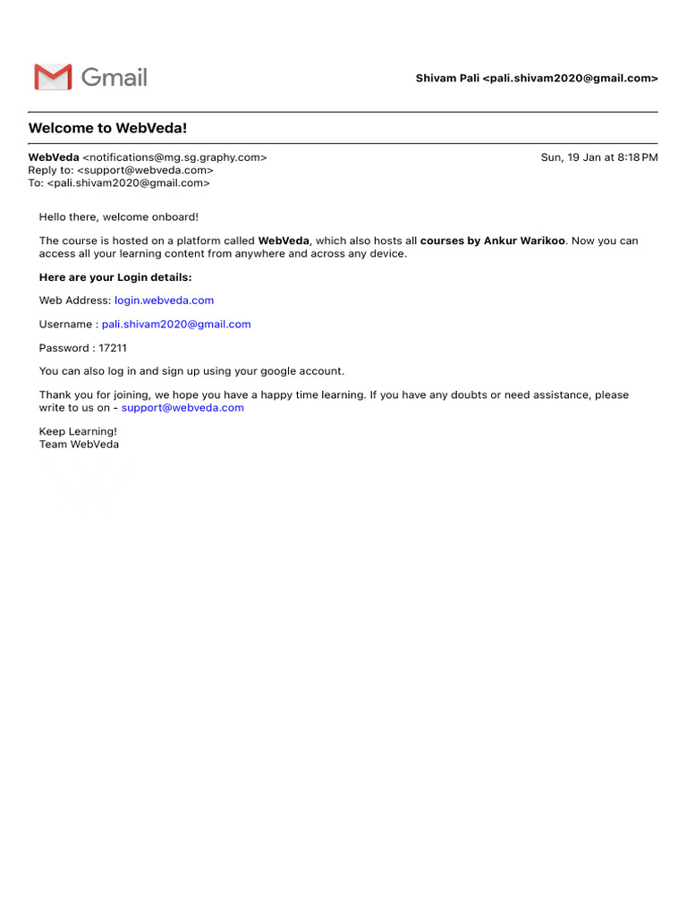 Welcome to WebVeda! | PDF