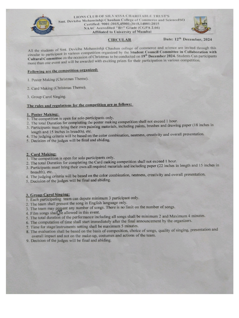 Christmas circular 2024 | PDF