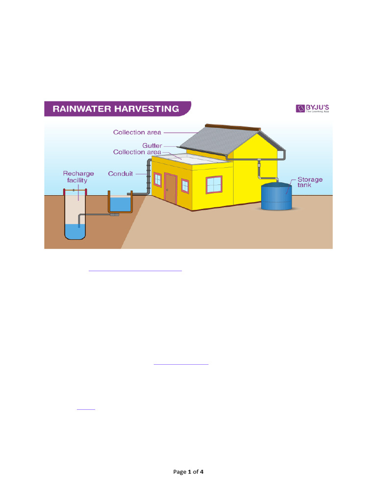 Rainwater Harvesting | PDF | Surface Runoff | Water