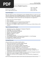 Higher English Course Overview 2023-24 | PDF | Communication | Learning