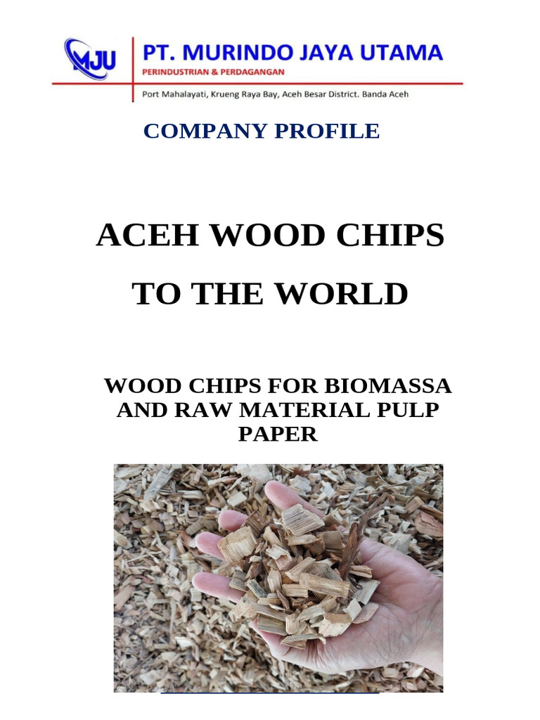 PT Murindo Aceh Wood Chips New | PDF | Pulp (Paper) | Wood