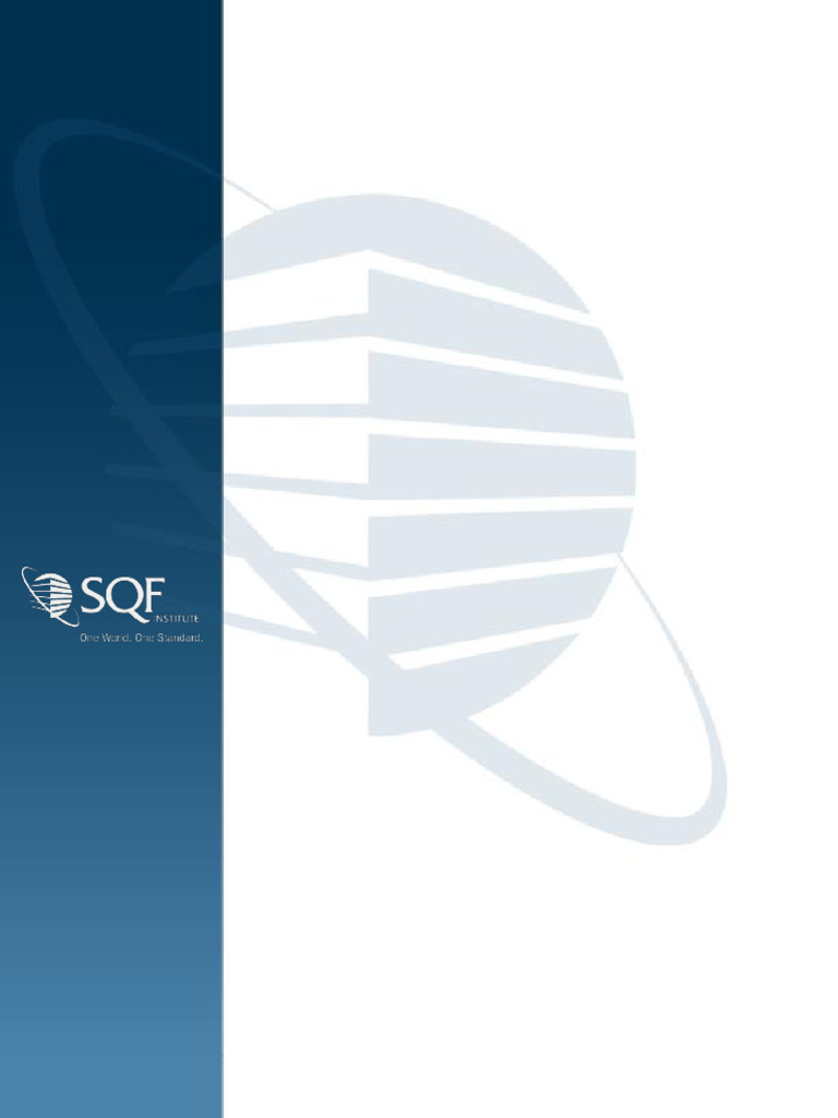 Criteria For SQF Auditors 2014 Final1 | PDF | Audit | Hazard Analysis ...