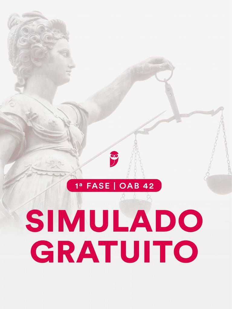 Gabarito Comentado - Simulado de Nivelamento 03 NOV | PDF | Advogado | Emenda Constitucional