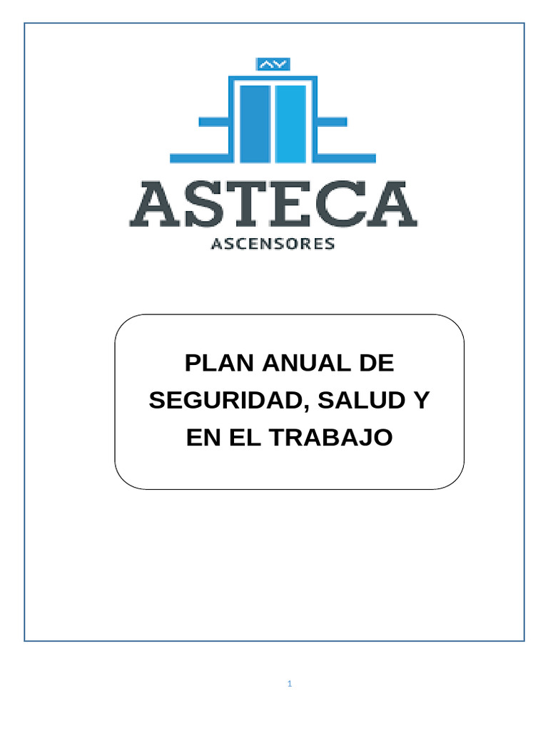 Plan Anual de SST 2024.1 | PDF | Seguridad y salud ocupacional | La seguridad informática