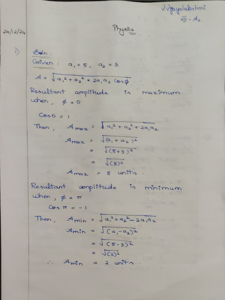 PHYSICS HW | PDF | Electricity | Electromagnetism