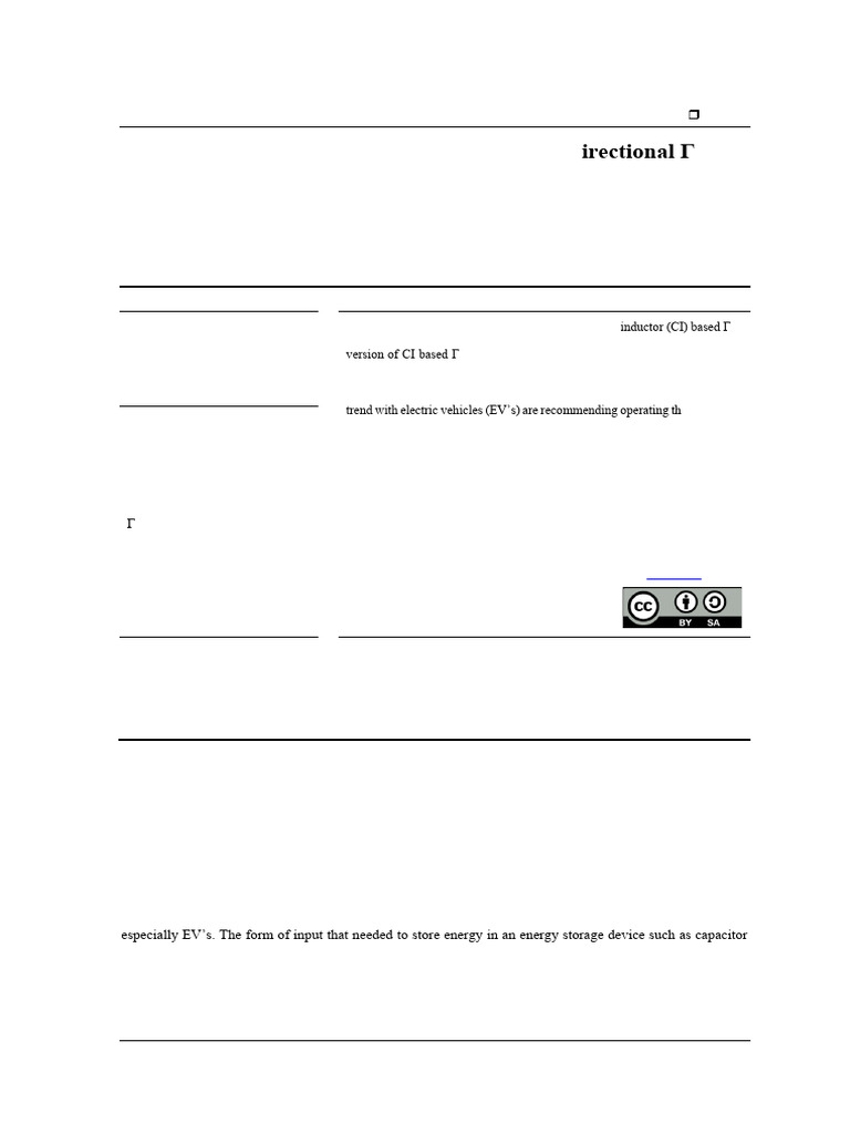 Control strategy for modified CI-based Bi-directional Γ-Z source DC-DC ...