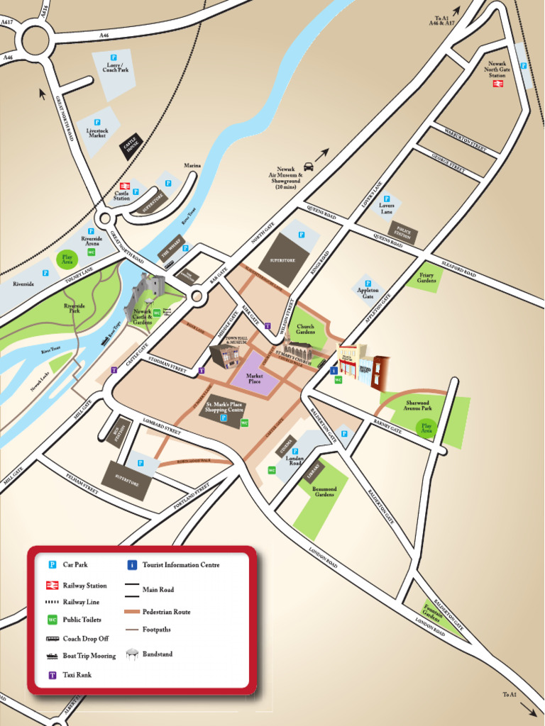 2019 Newark Town Centre Map | PDF