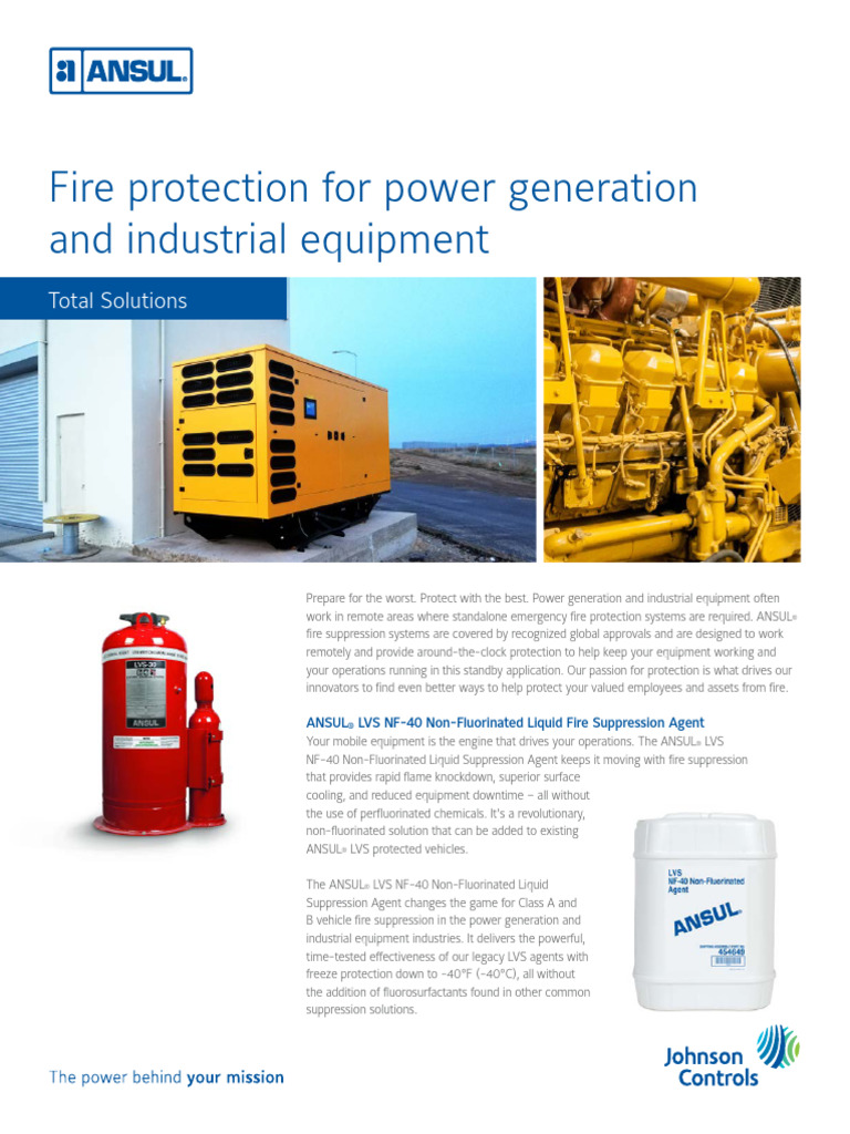FSP ANSUL Vehicles-TS Power-Industrial Flyer June22 EN F-2020107-01 | PDF | Manufactured Goods ...
