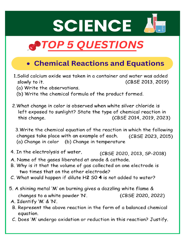 Chem Imp Pyqs | PDF