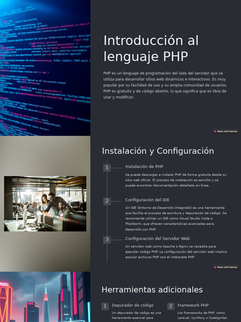 Introduccion-al-lenguaje-PHP | PDF | Php | Entorno de desarrollo integrado Introduccion-al-lenguaje-PHP | PDF | Php | Entorno de desarrollo integrado