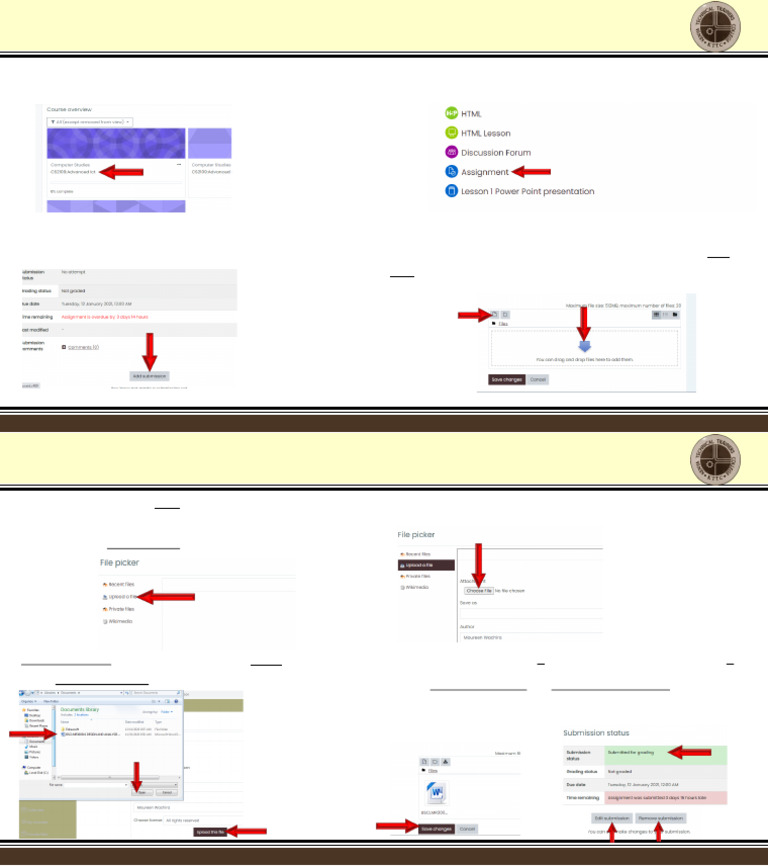 Step-by-Step Assignment Submission Guide | PDF