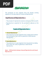 How Do Organisms Reproduce (Biology Aid Notes) | PDF