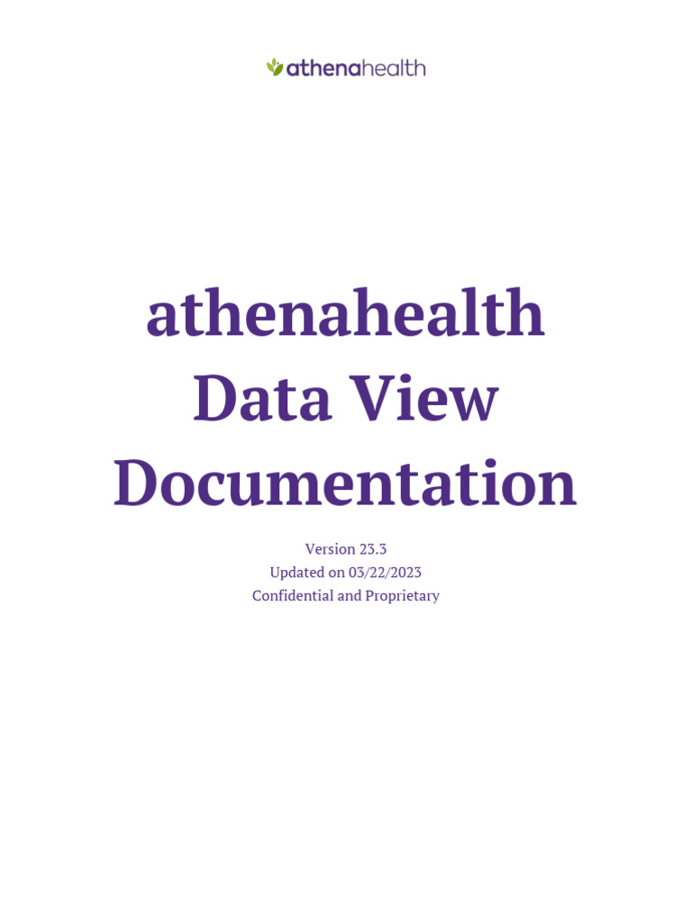 Athenahealth User Guide Pdf