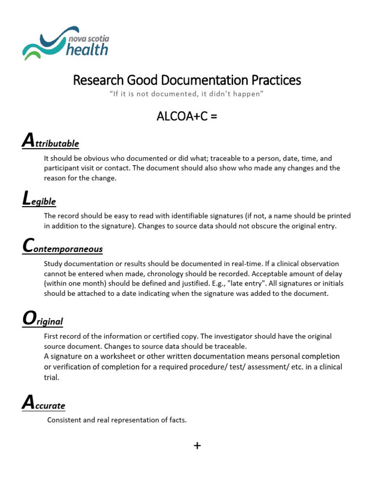 Understanding ALCOA+C Principles | PDF | Signature