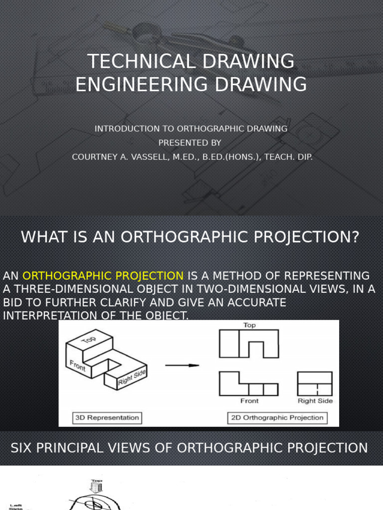 Introduction To Orthographic Drawing LESSON # 2 | PDF