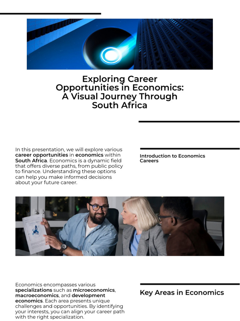 Slidesgo Exploring Career Opportunities in Economics A Visual Journey ...