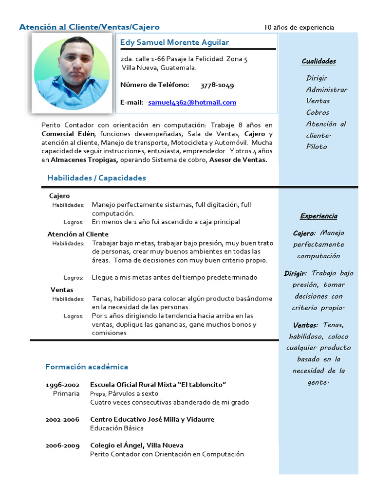 Curriculum Samuel 2023 | PDF