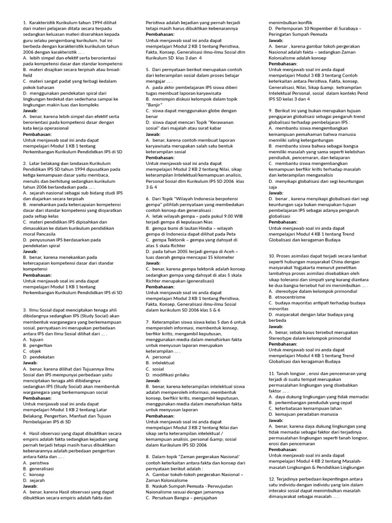 SOAL UO Pendidikan IPS X Keterampilan Berbahasa | PDF