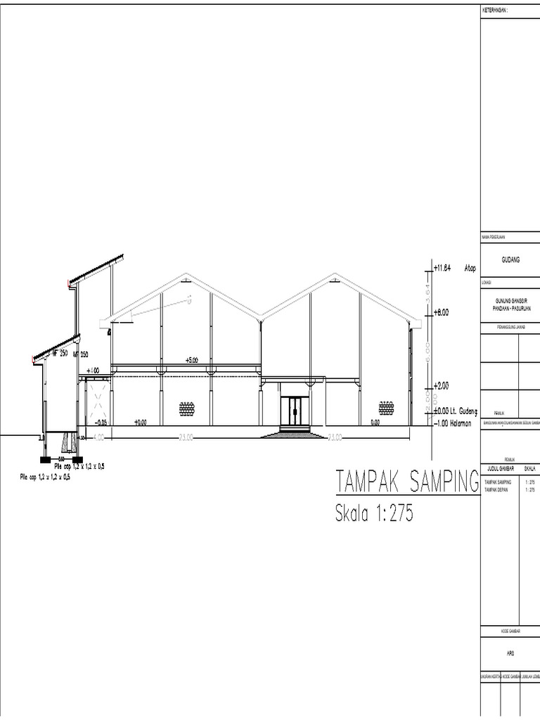 Gudang Tampak Samping Loading Dock 26 Jan 2024 3 | PDF