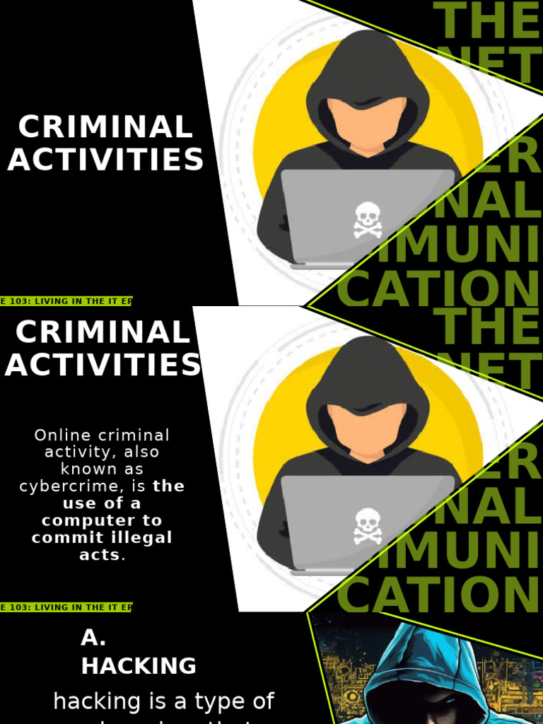 Criminal Activities | PDF | Cybercrime | Cyberspace