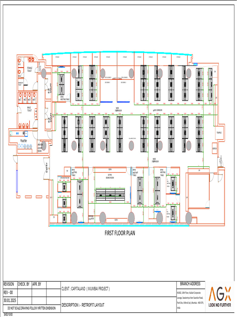 Retrofit Layout Plan for Capitaland Mumbai | PDF