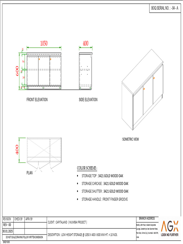 LOW HEIGHT STORAGE DRAWING-Model | PDF