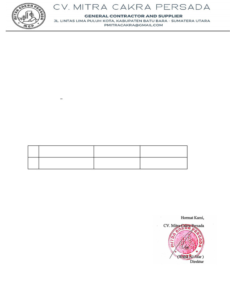 Penawaran Harga AC Daikin untuk PT. All Cosmos | PDF