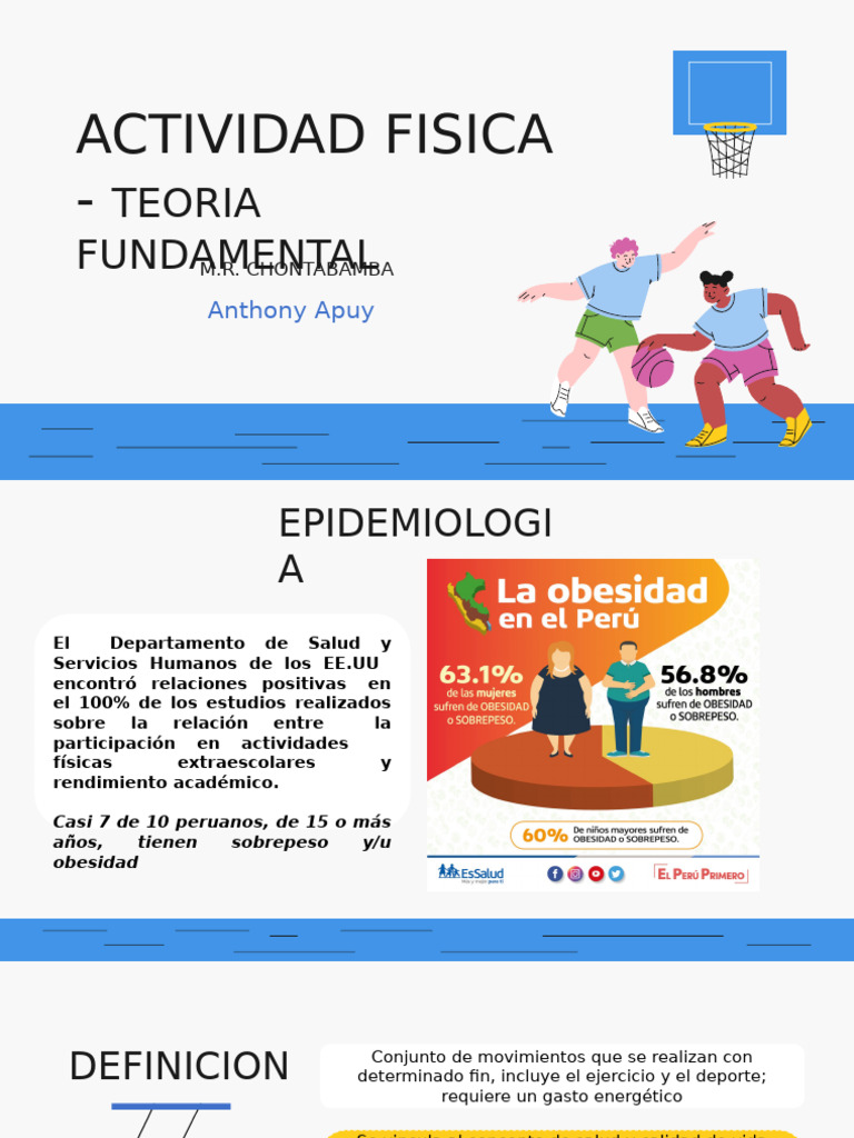 PRESENTACION (ACTIVIDAD FISICA) | PDF | Aprendizaje | Obesidad