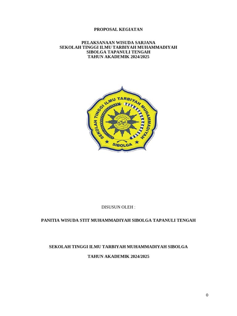 Proposal Wisuda | PDF