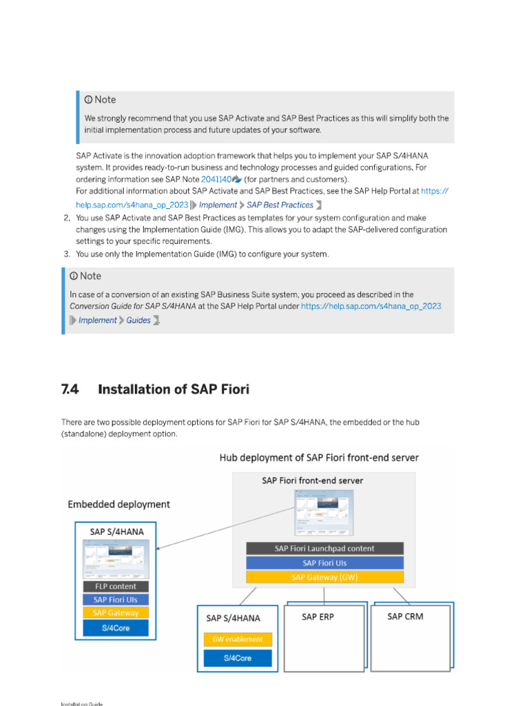 Isntallation Admin Sap 21-25 | PDF