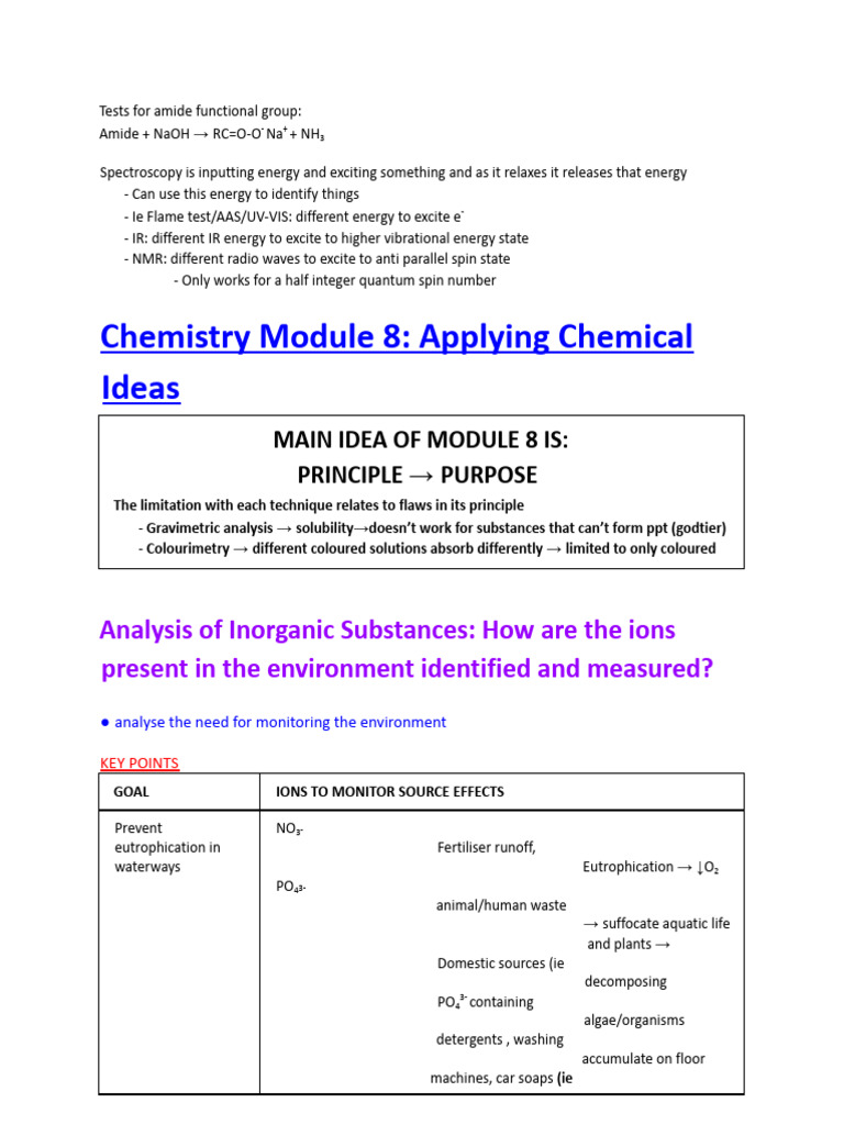 M8 Notes | PDF | Ultraviolet–Visible Spectroscopy | Emission Spectrum