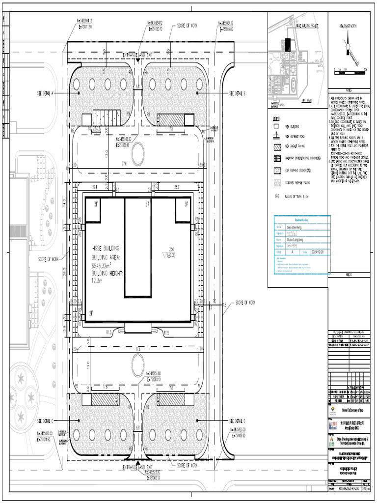 Focp Hsb Csi Cx 4018 0003_002 Road and Paving Plan.A | PDF