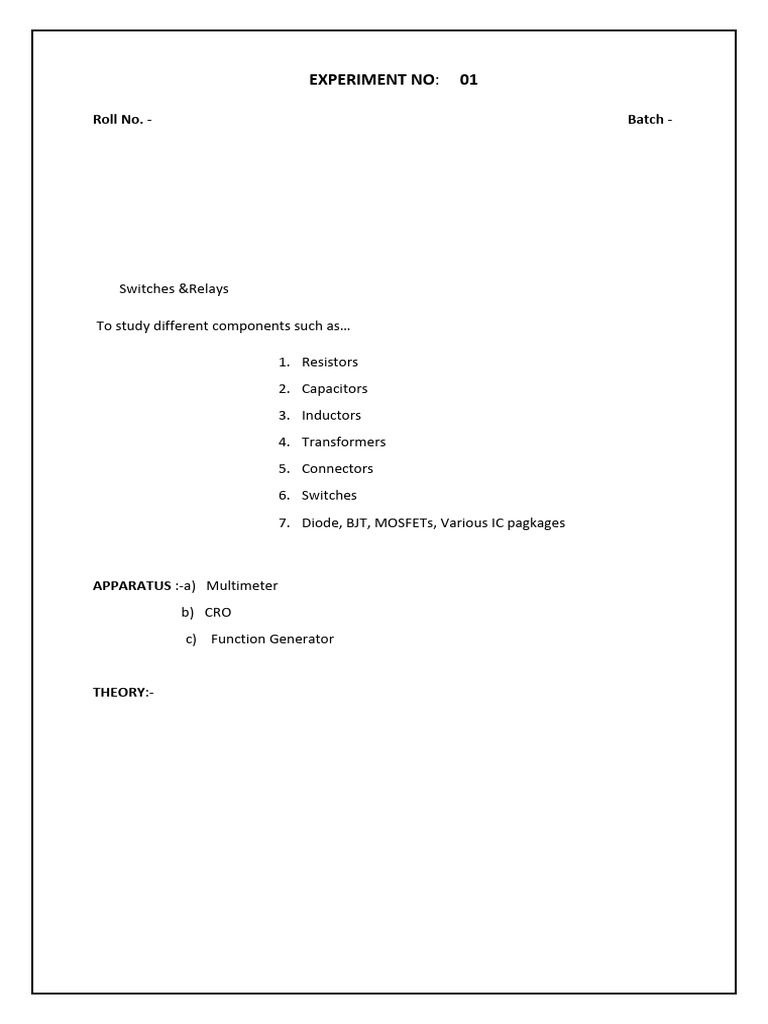 Active and Passive Components Study | PDF | Resistor | Passivity (Engineering)