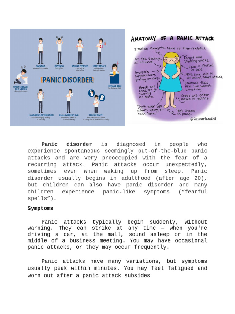 Panic Disorder | PDF