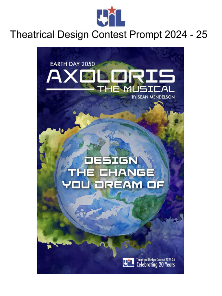 UIL Theatrical Design Contest 2024-25 | PDF | Rendering (Computer ...