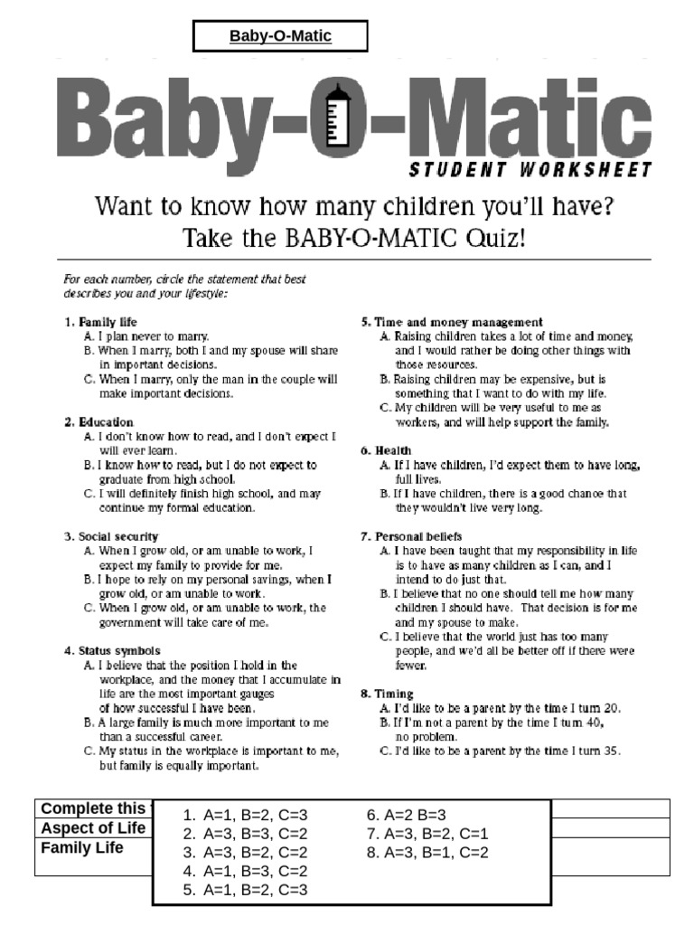 Baby o Matic | PDF