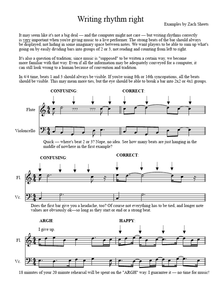 Rhythm Writing by Music-COMP | PDF | Poetics | Music Theory