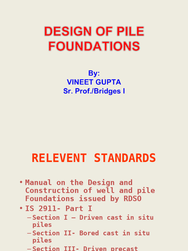 A Pile Design | PDF | Deep Foundation | Building Engineering