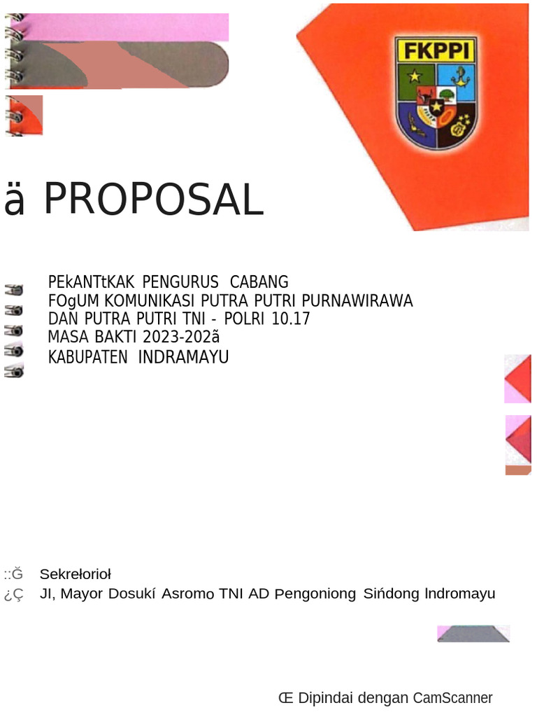 Penyampaian Proposal Untuk Bapak Dirut | PDF