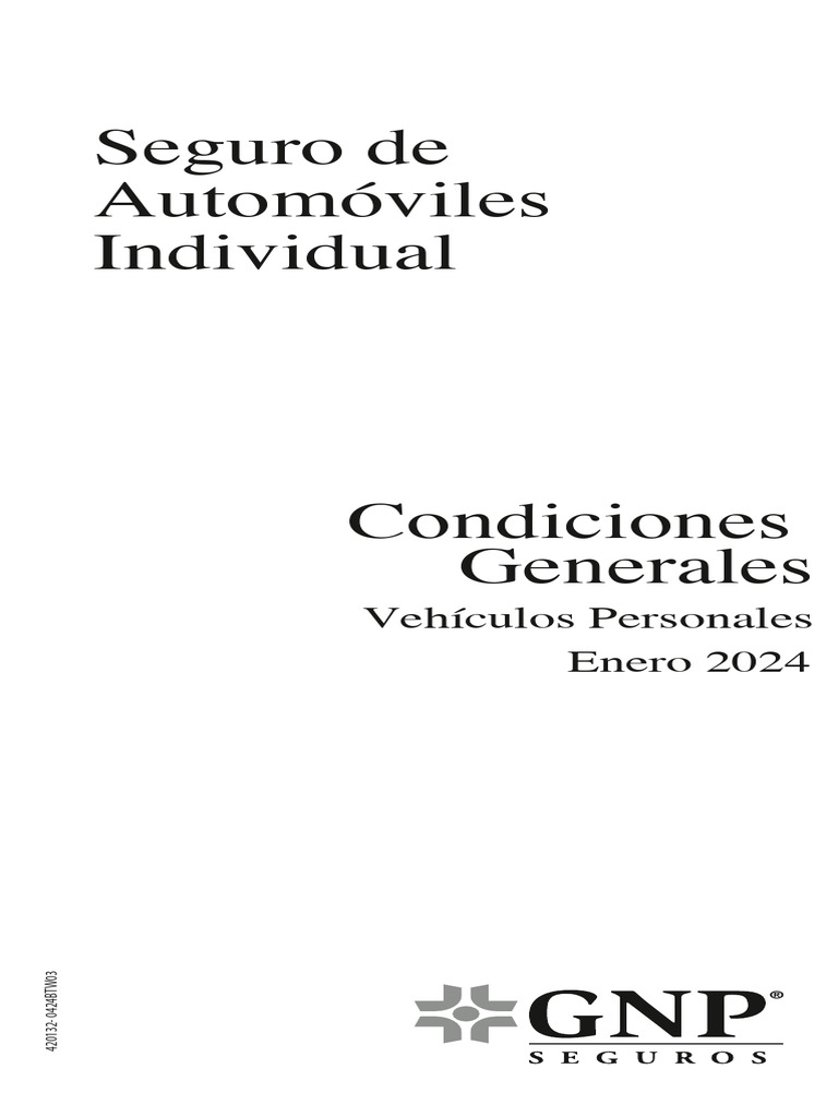 Condiciones Generales AUTOS | PDF