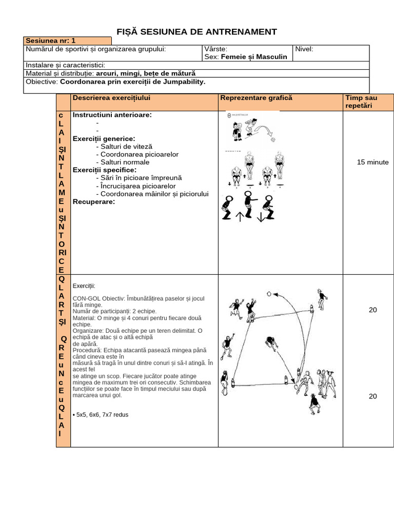 Plan de Antrenament Pentru Tineret | PDF