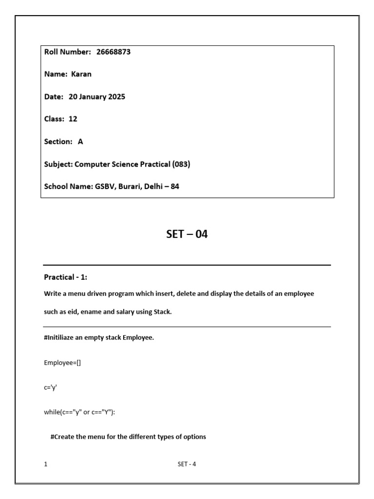 Karan 1 | PDF | Computing | Computer Programming